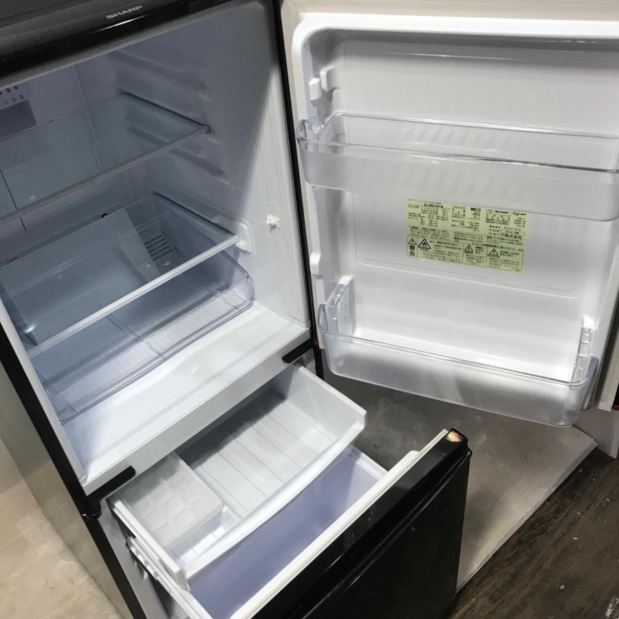 SHARP 中古 137L 2ドア冷蔵庫 つけかえどっちもドア シャープ SJ-BK14Y-B 2014年製 ブラック＆レッドライン 自動霜取りファン式 美品 希少 : コスモスペース ヤフー ...