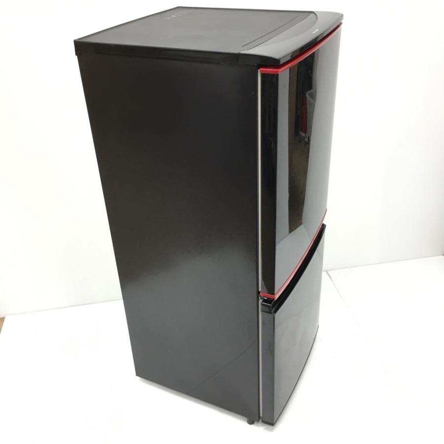 SHARP 中古 137L 2ドア冷蔵庫 つけかえどっちもドア シャープ SJ-BK14Y-B 黒×赤 2014年製 自動霜取りファン式 : コスモスペース ヤフーショップ - 通販 ...
