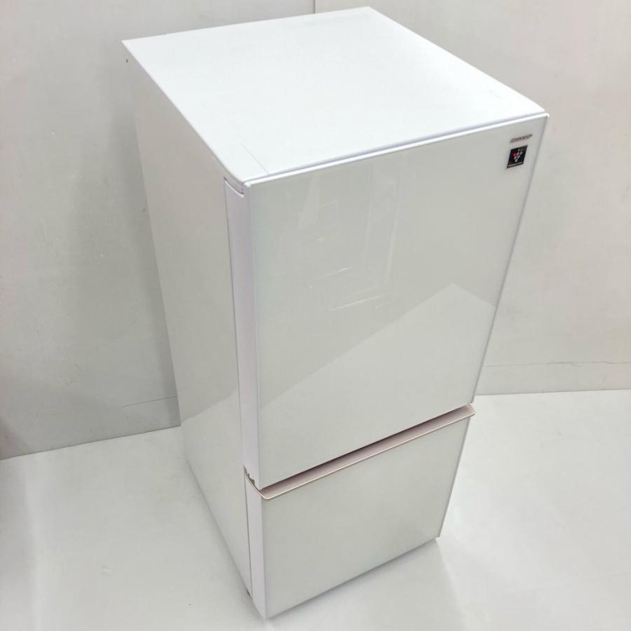 SHARP 中古 137L ガラスドア 2ドア冷蔵庫 シャープ SJ-GD14D-W 2017年製 つけかえどっちもドア : コスモスペース ヤフーショップ - 通販 - Yahoo!ショッピング
