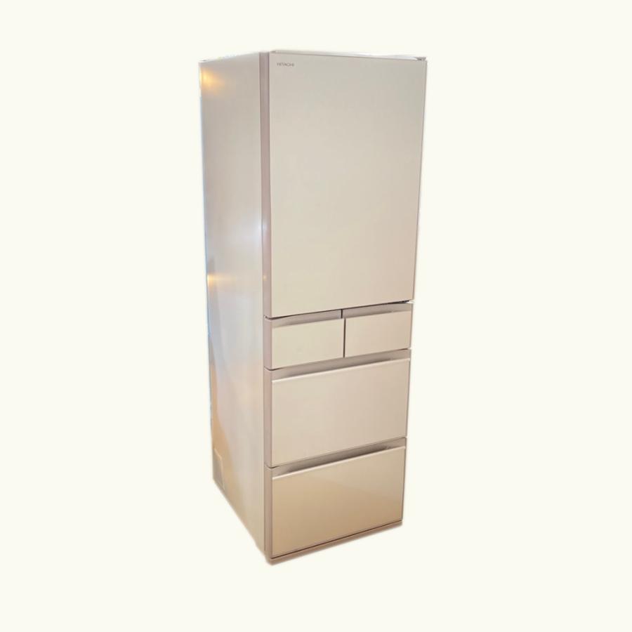 日立 中古 近郊自社便可日立 470L 5ドア冷蔵庫 R-HWS47R-XN 2022年製 モデル クリスタルシャンパン 高年式 : コスモ ...