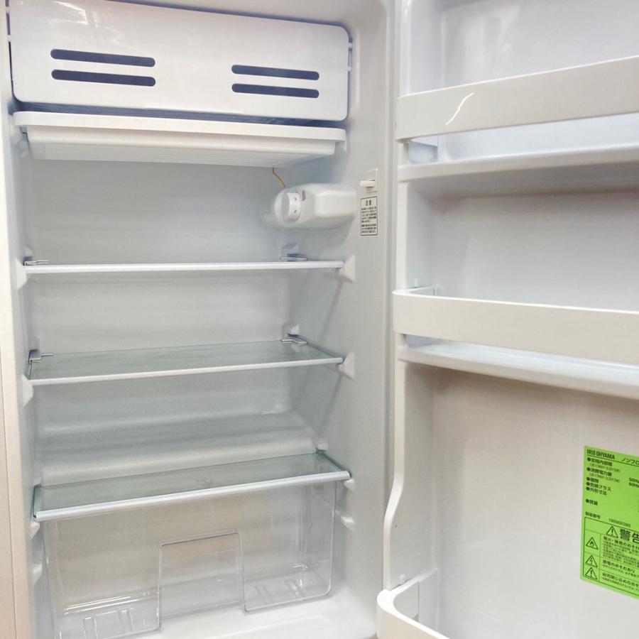 中古 1ドア冷蔵庫 93L アイリスオーヤマ ホワイト KRJD-9GA-W 2019年製 一人暮らし 単身用 : 2s376344 ...