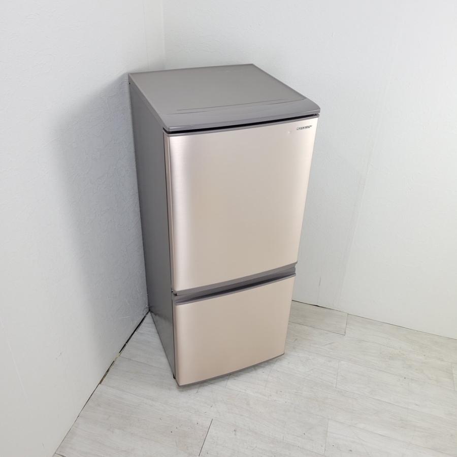 SHARP 中古 137L つけかえどっちもドア 2ドア冷蔵庫 シャープ SJ-D14E-N 2019年製 ゴールド系 1人暮らし 単身用 新生活 : コスモスペース ヤフーショップ - 通販 ...
