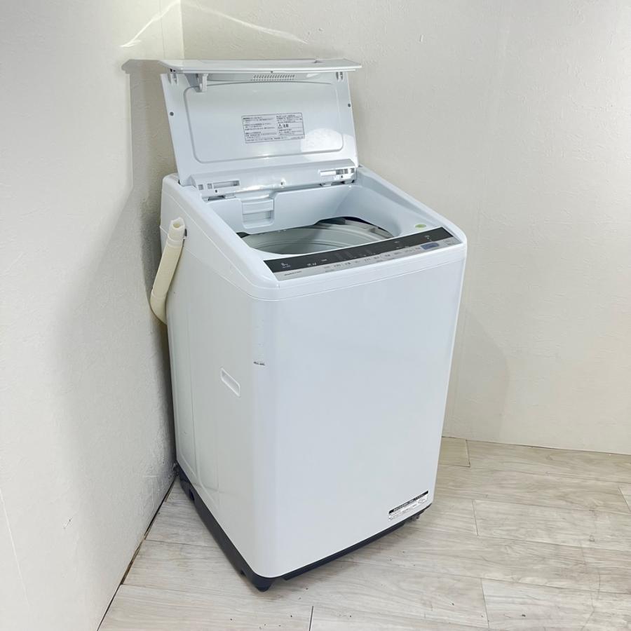 日立 中古 8.0kg 全自動洗濯機 ビートウォッシュ BW-V80C ホワイト まとめ洗い 2018年製造 : コスモスペース ヤフーショップ - 通販 - Yahoo!ショッピング