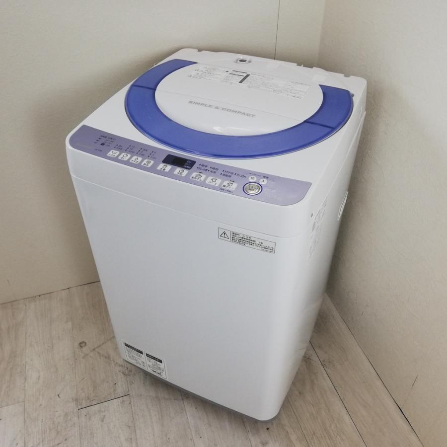 SHARP 中古 洗濯機 シャープ 7.0kg 送風乾燥 ES-T708-A 2016年〜2017年製 全自動洗濯機 穴無しステンレス槽 高年式 おまかせセレクト : コスモスペース ヤフー ...