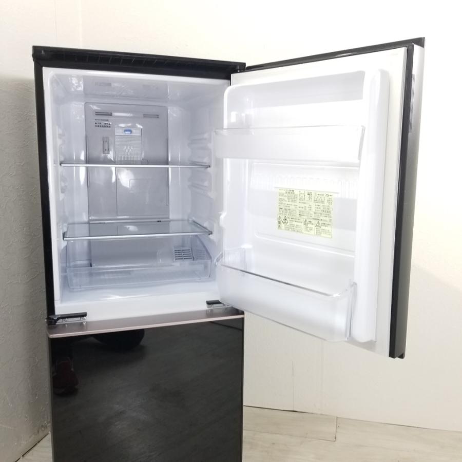 中古 137L ガラスドア 2ドア冷蔵庫 シャープ SJ-GD14D-B 2017年〜2018年製 ブラック つけかえどっちもドア おまかせセレクト :sj-gd14d-b:コスモスペース ...