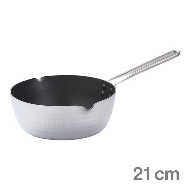 遠藤商事 雪平鍋 TKG 共柄厚板 IHアルミテフロン 21cm 目盛付（AYK7105）1-0040-0205 キッチン、台所用品 : ANNON キッチン・業務用食器 - 通販 ...