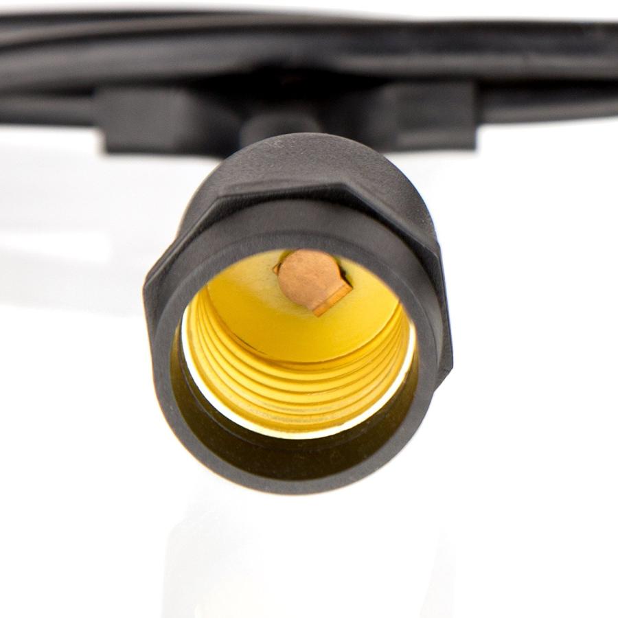 KOZUMUWAN 『連なる15ソケット』ストリングライトコード 防雨型 10M 15灯 屋外 防水 e26電球 キャンプ ベランダ ライト クリスマス 結婚式 パーティー 電球なし : コズ ...