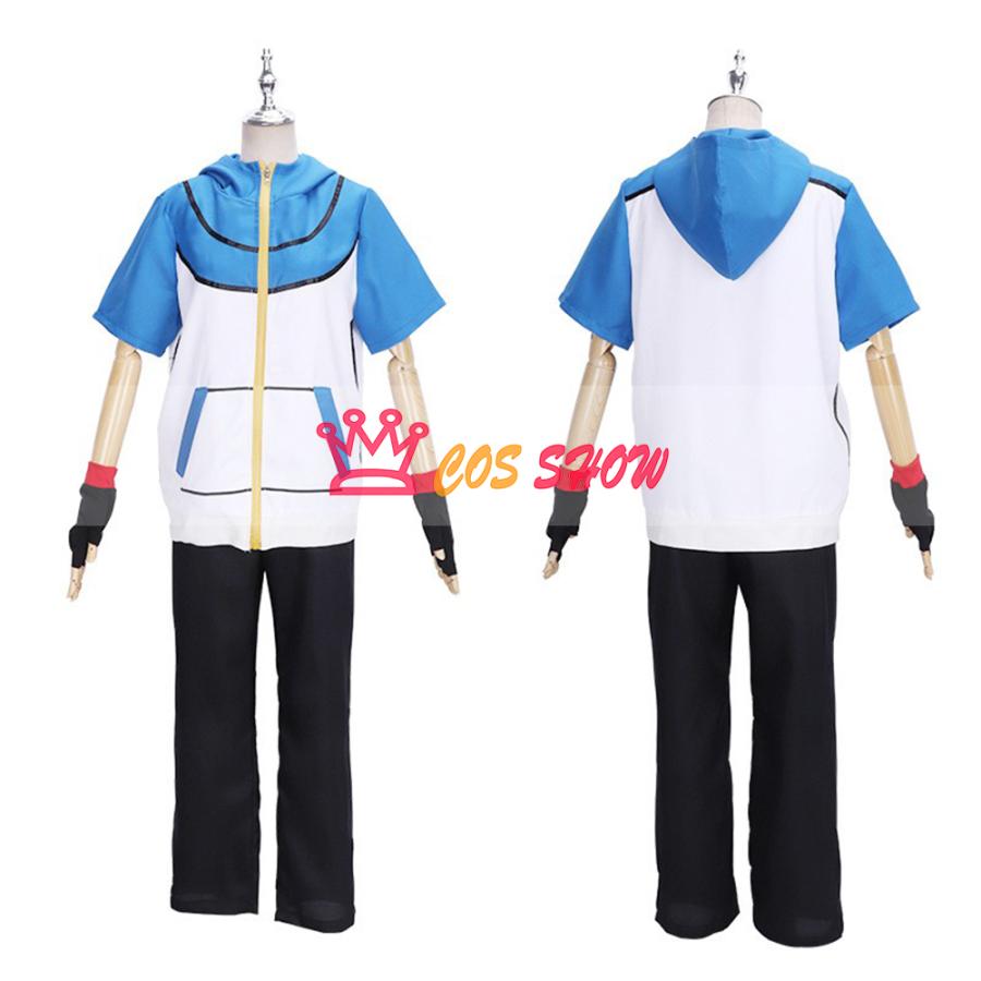 ポケモン風 サトシ コスプレ衣装 キャップ ボール付き 全セット