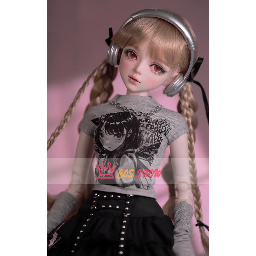 1/3 BJD 球体関節人形ドール 可動ボディ BJD人形 56cm スウィートガール 本体＋ウィッグ＋アイ＋顔メイク+衣装+ヘッドホン+靴 高級樹脂 プレゼント : COS SHOW ...