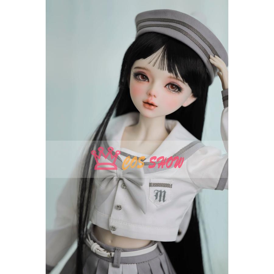 1/3 BJD 球体関節人形ドール 可動ボディ BJD人形 56cm JK制服 ガール 本体＋ウィッグ＋アイ＋顔メイク+衣装+帽子+靴 高級樹脂 プレゼント 誕生日 : COS SHOW ...