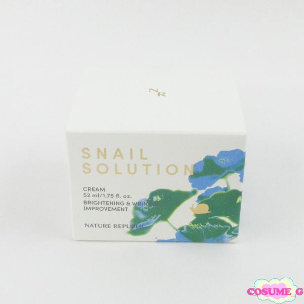 ネイチャーリパブリック スネイルソリューション クリーム 52ml 使用期限2027.09 未開封 H115 : コスメグ ヤフーショッピング店 - 通販 - Yahoo!ショッピング