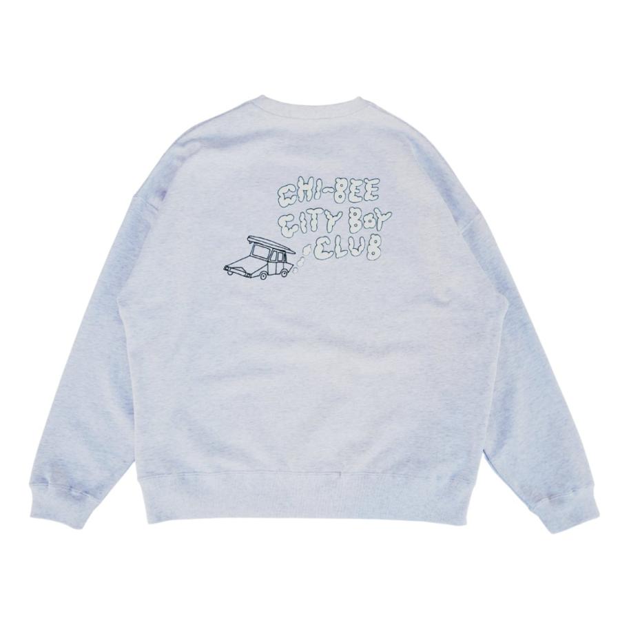 Chi-bee（チービー） CHI-BEE surf trip スウェット(ash) CHIBEE トレーナー サーフィン : COUCH ...