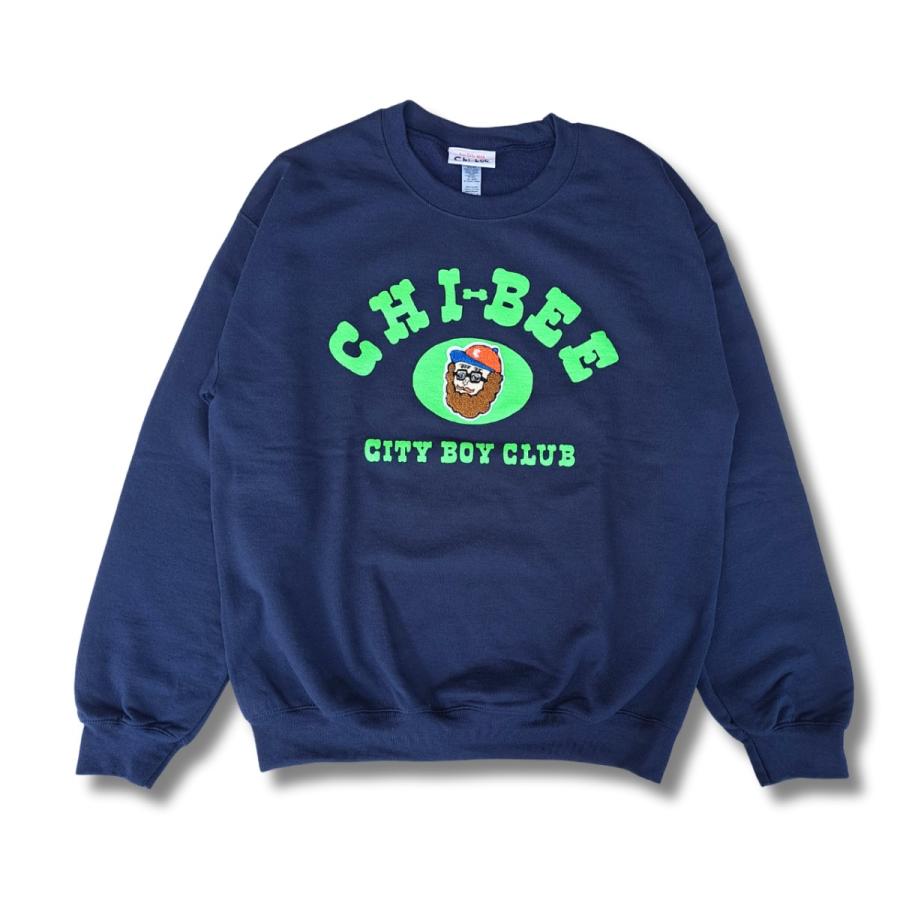 CHI-BEE college スウェット (navy) チービー chibee トレーナー ユニセックス : ch51 : COUCH ...