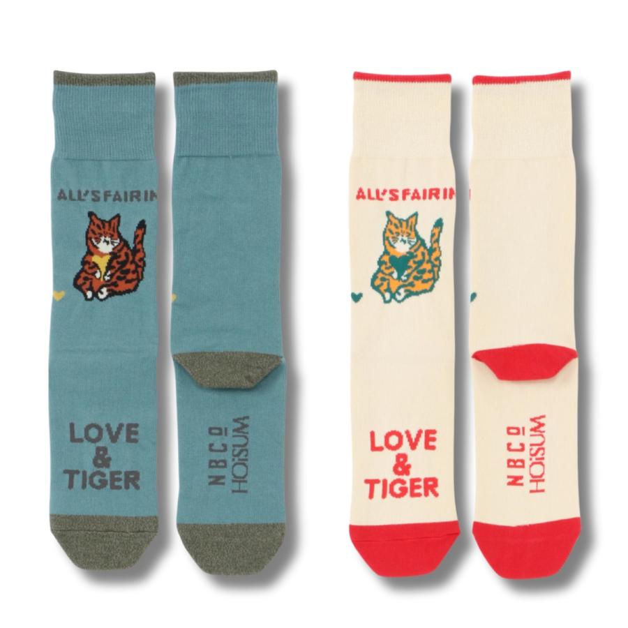 HOiSUM ホイサム 奈良醸造コラボ function&tiger socks (blue) (beige) ソックス 靴下 ユニセックス 日本製 : COUCH POTATO KOBE ...