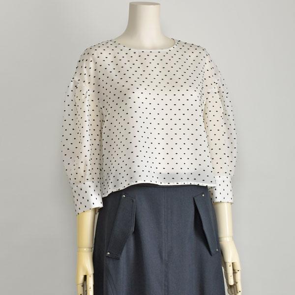 ブラウス レディース ボリューム袖 NOUQUE ショート丈 おしゃれ ホワイト 40代 50代 :i-5043524:素敵を売るブティック COUP - 通販 - Yahoo!ショッピング