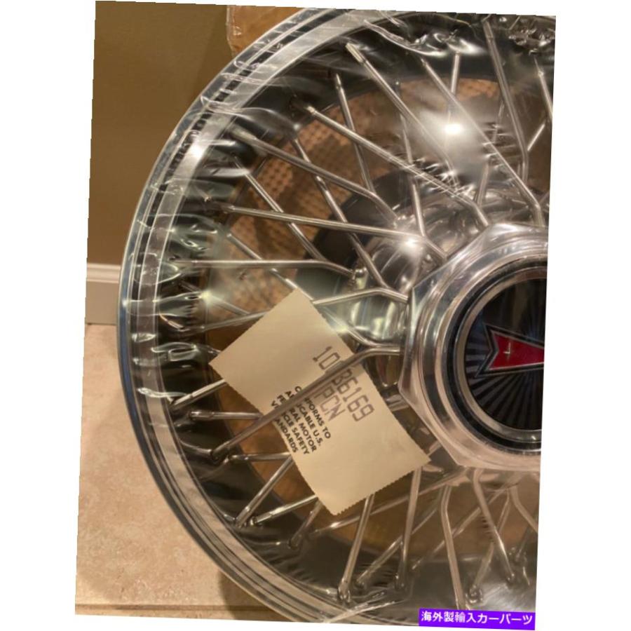 クロームカバー Set of 4 PONTIAC GM 14" Wire Spoke Hubcap Wheel Covers NEW IN ...