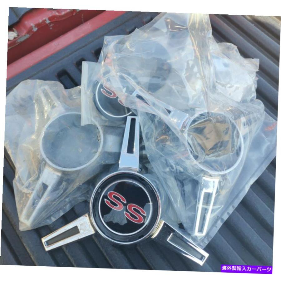 クロームカバー Wheel Cover Spinner Set cover caps 1967 Nova SS / 1965-66 Chevy ...