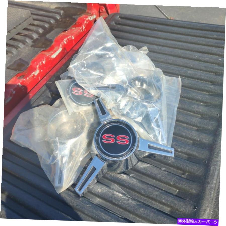 クロームカバー Wheel Cover Spinner Set cover caps 1967 Nova SS / 1965-66 Chevy ...