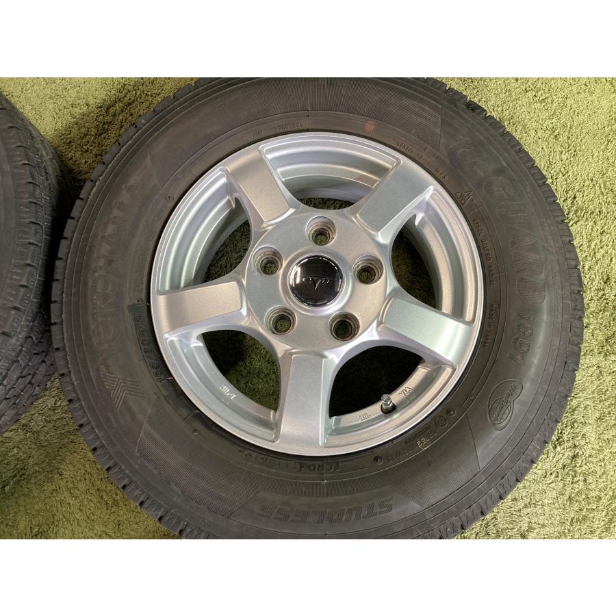 送料無料 スタッドレスセット ヨコハマ アイスガード IG91 165/80R13 90/88N LT 5H114.3 タウンエース ライト ...