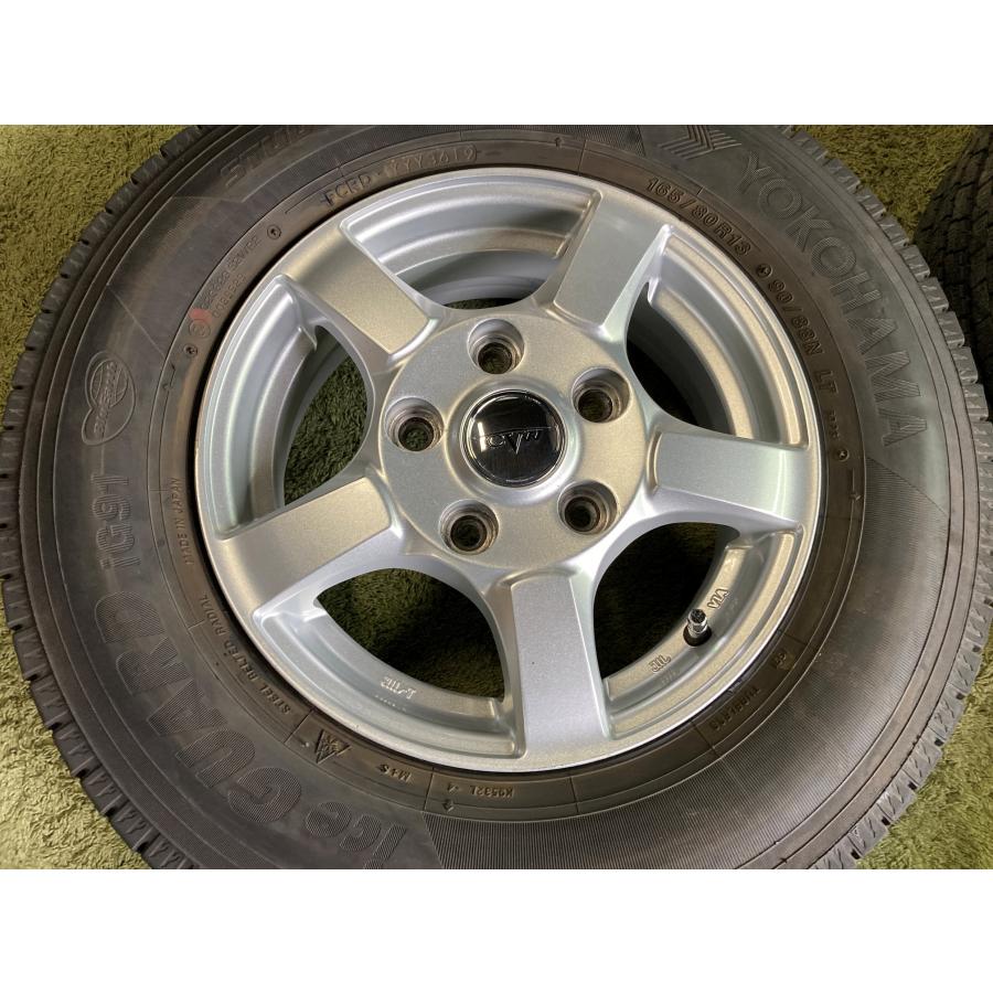 送料無料 スタッドレスセット ヨコハマ アイスガード IG91 165/80R13 90/88N LT 5H114.3 タウンエース ライト ...