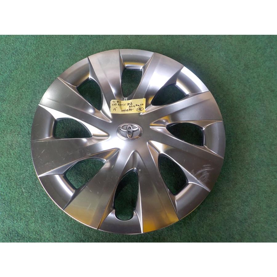 TC451 トヨタ スペイド 純正 ホイールキャップ 15インチ ハイグロスカラー 1枚のみ 42602−52451 : tc4514968 ...