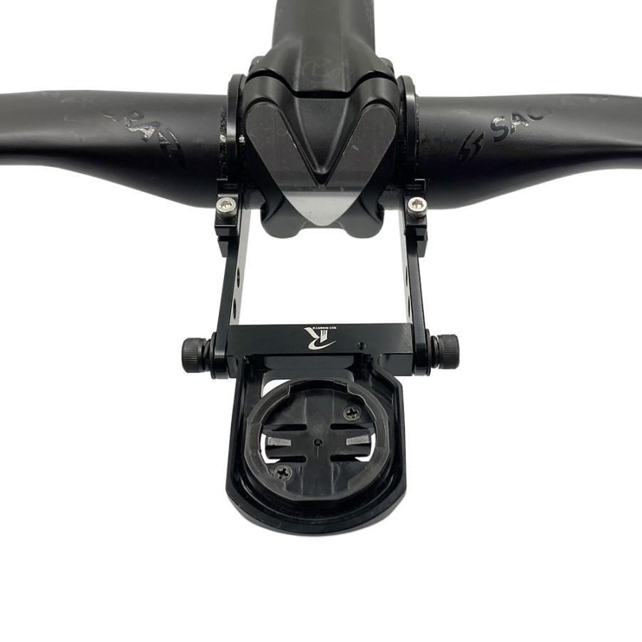 REC MOUNTS GM-AERO19+GP レックマウント ガーミン Aeroコンボ マウント (両持ちナロー タイプ19, 下部アダプター付) [Garmin エッジ 1030サイズ ...