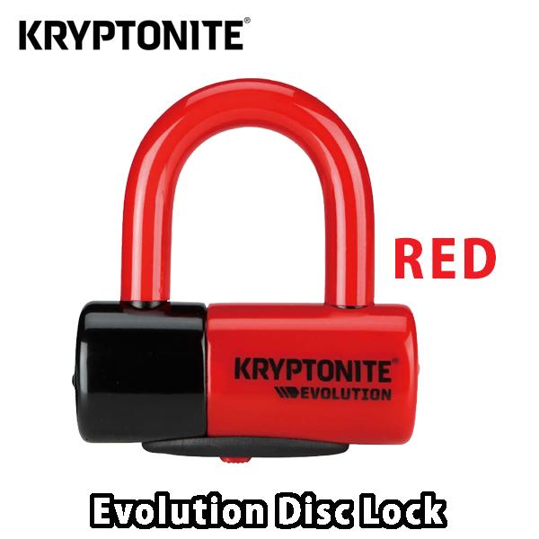 KRYPTONITE 【クリプトナイト】エヴォリューション ディスクロック RED LKU04701 : コジーバイシクル Yahoo!店 ...
