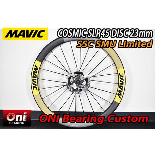 【ONIベアリング組込済！当店オリジナルスペシャル仕様！】 MAVIC 2025 COSMIC SLR 45 DISC 23mm SSC SMU F/R PAIR WHEEL SET マビック ...