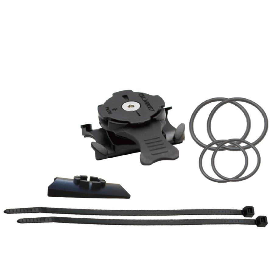 REC MOUNT +PLUS R+STEM1 BLACK レックマウントプラス (R+ / アールプラス) ステムマウント ブラック (※専用スマホカバーは付属しません) : コジー ...