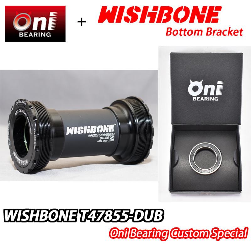 ONIベアリングスペシャル仕様！WISHBONE T47855-DUB ONI BEARING CUSTOM BOTTOM BRACKET ウィッシュボーン ボトムブラケット カスタム : コ ...