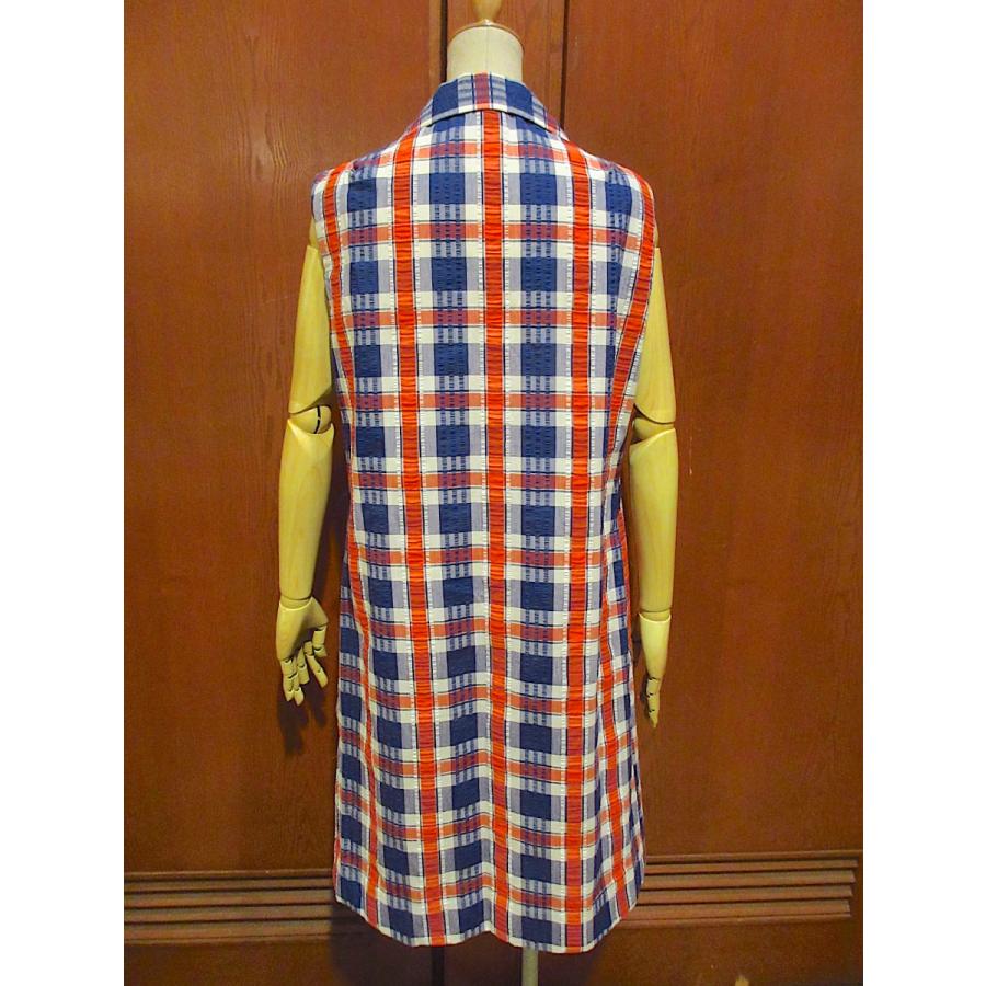ビンテージ70's Lady Bayardチェックプルオーバーノースリーブシャツワンピースsize 16 210815r5-w-nsdrs古着 ...