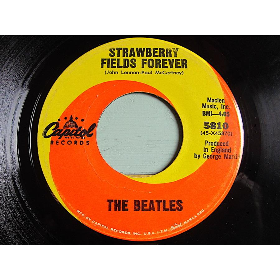 THE BEATLES STRAWBERRY FIELDS FOREVER/PENNY LANE Capitol Records 5810 ...