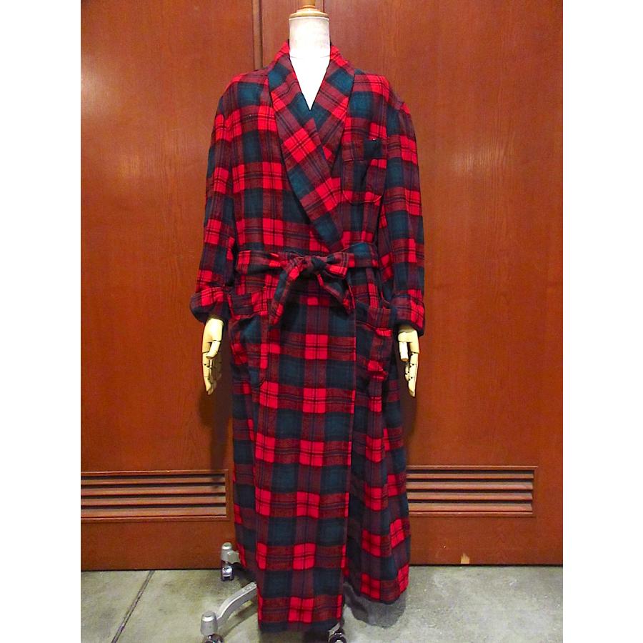 ビンテージ50's PENDLETONチェックウールガウンsize M 221013c3-m-gwn 1950sペンドルトン羽織ローブ : 221013c3-m-gwn : COZY ...