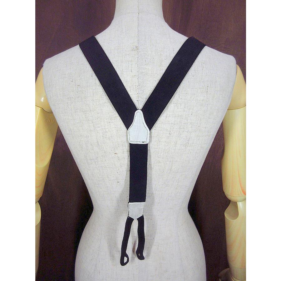 ビンテージ40’s50’s ボタン留めサスペンダー黒 221105j4-ssp古着1940s1950sファッション小物 : COZY VINTAGE - 通販 - Yahoo!ショッピング