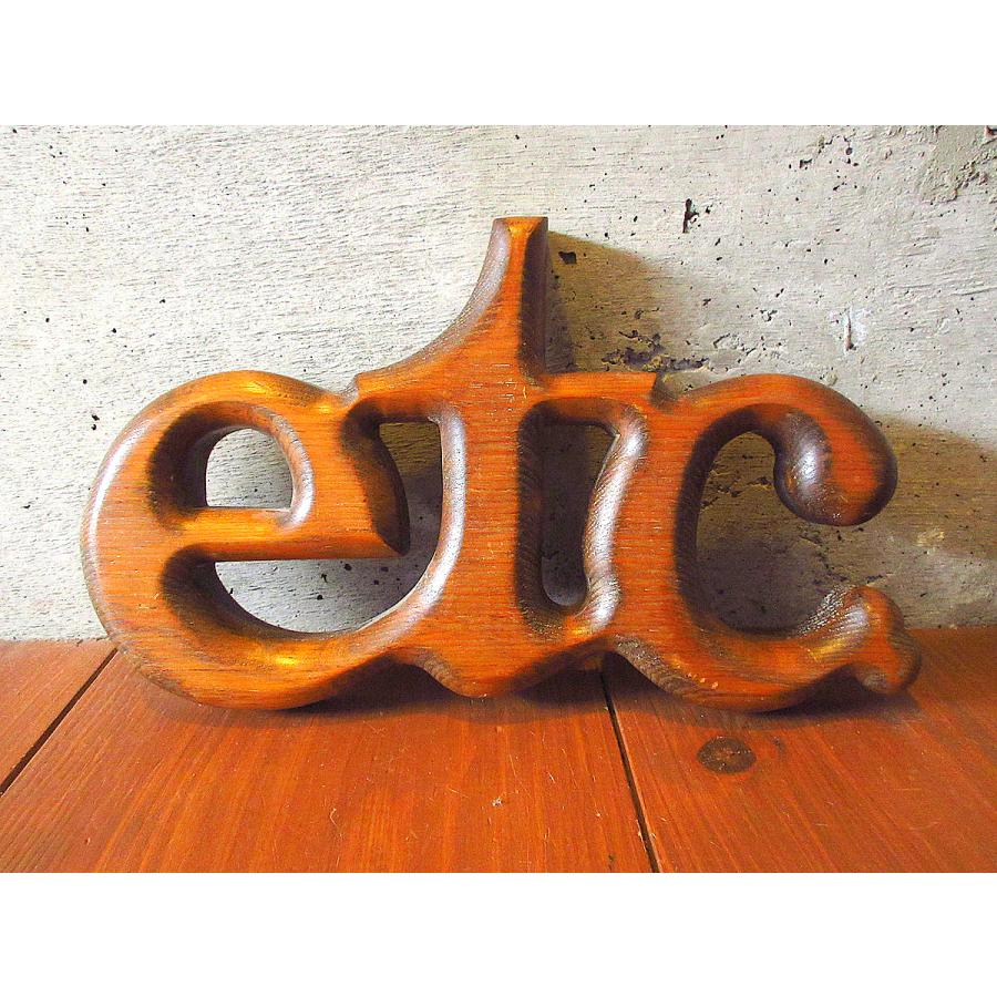 ビンテージ etcウッド壁掛け 240702k5-signインテリアディスプレイレトロ木製雑貨ウォールデコレーション : COZY ...