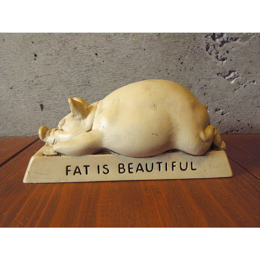 ビンテージ70’s ピッグメッセージドール「FAT IS BEAUTIFUL」 240923k3-doll 1970sアニマルブタぶた豚 ...