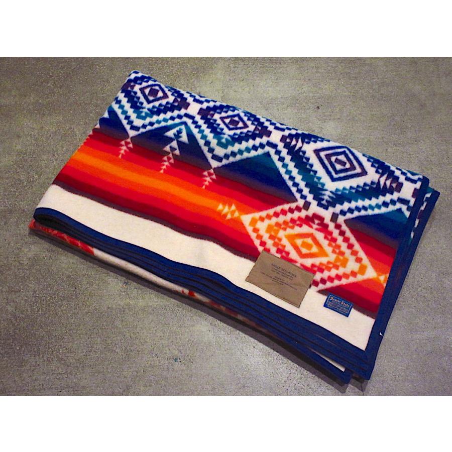 ビンテージ PENDLETON Beaver Stateネイティブ柄ウールブランケットsize 約200cm × 約163cm 241216m1-blkイーグル毛布雑貨 : COZY ...