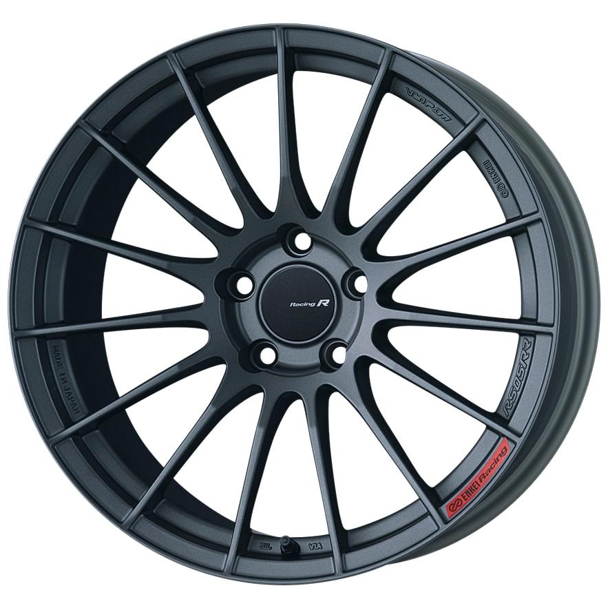 新品4本価格 エンケイ ENKEI RS05RR 18x9.0J (9J) +40 (ET40) 5穴 PCD 100 Matte Dark Gunmetallic (ガンメタ ...