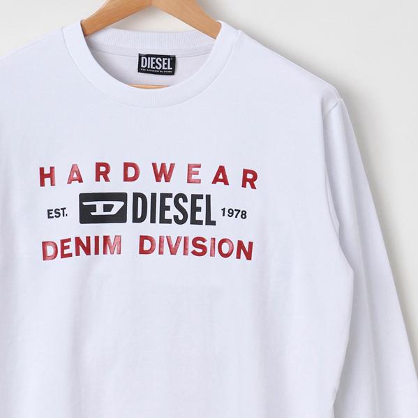 XL/新品 DIESEL ディーゼル トレーナー S-GIRK-K10 スウェット メンズ レディース ブランド ロゴ ホワイト : dieselsgirkk10-wh-xl : キャラ ...