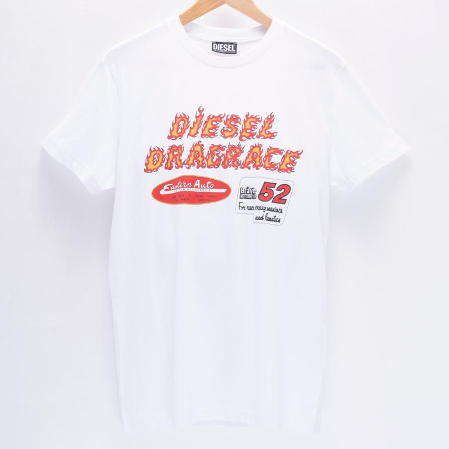 DIESEL M/新品 並行輸入 ディーゼル グラフィック ロゴ Tシャツ DIEGOR-C7 メンズ レディース ブランド カットソー 白 : キャラパレード ヤフーショップ - 通販 ...