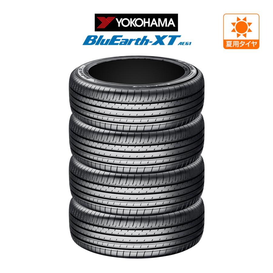 BluEarth ヨコハマ ブルーアース XT (AE61) 215/55R18 99V XL サマータイヤのみ・送料無料(4本セット ...