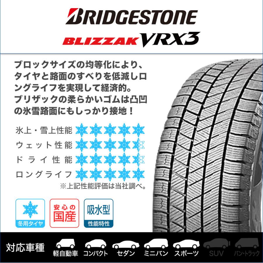 ブリヂストン BLIZZAK ブリザック VRX3 195/65R15 91Q スタッドレスタイヤのみ・送料無料(1本) : 43979 : カーポートマルゼンYahoo!店 - 通販 ...