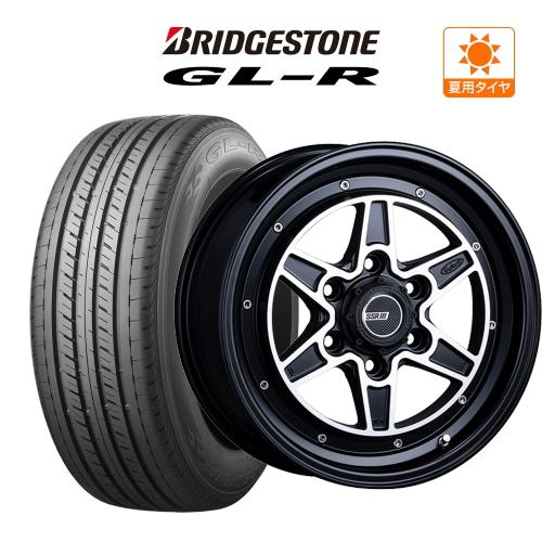 SSR 200系 ハイエース ホイール 4本 タナベ ディバイド MK-6（限定カラー） BRIDGESTONE GL-R 215/65R16 ...