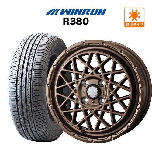 WEDS サマータイヤ ホイール 4本 ウェッズ マッドヴァンス 09 WINRUN ウインラン R380 155/65R14 : カーポートマルゼンYahoo!店 - 通販 - Yahoo ...