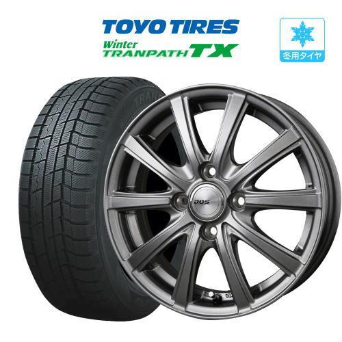 スタッドレス タイヤ ホイール 4本 BADX D,O,S(DOS) SE-10R plus TOYO ウィンタートランパス TX 165/55R15 : set-15339819 ...