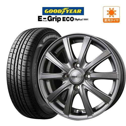 15インチ 5.5J 4穴 100 ホイール 4本 BADX D,O,S(DOS) SE-10R plus GY エフィシエント グリップ エコ EG01 185/65R15 ノート(E12 ...