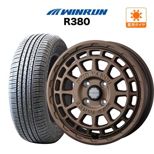 WEDS サマータイヤ ホイール 4本 ウェッズ マッドヴァンス X タイプF WINRUN ウインラン R380 155/65R14 : カーポートマルゼンYahoo!店 - 通販 ...