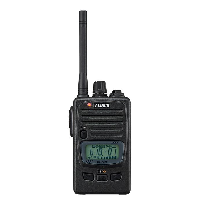 ALINCO DJ-P221MA ミドルアンテナ 従来のDJ-P221の機能に加えCH自動設定のACSH機能を採用！47ch 中継対応 特定小電力トランシーバー （DJP221MA） : CQ ...