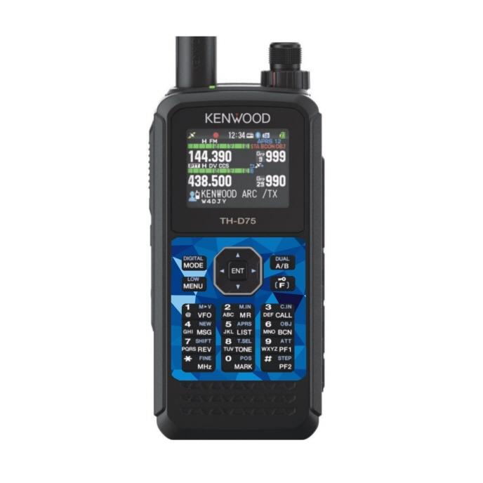 CS-THD75-SAPPHIRE-BLUE サファイア（青） TH-D75用カラーシートです！※無線機本体含まず(CSTHD75BLACKMARBLE)【対応】TH-D75【ゆ】 : CQ ...