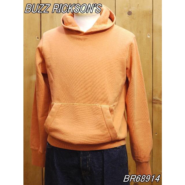 BUZZ RICKSON'S バズリクソンズ SET-IN SWEAT PARKA 無地スウェットパーカー グレー オリーブ オートミル ブラック オレンジ BR68914 : CRAFT ...